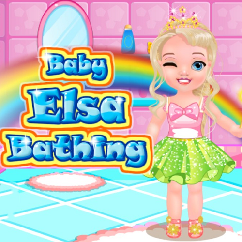 Baby Elsa Bathing - Spielen Sie Baby Elsa Bathing bei UgameZone.com.